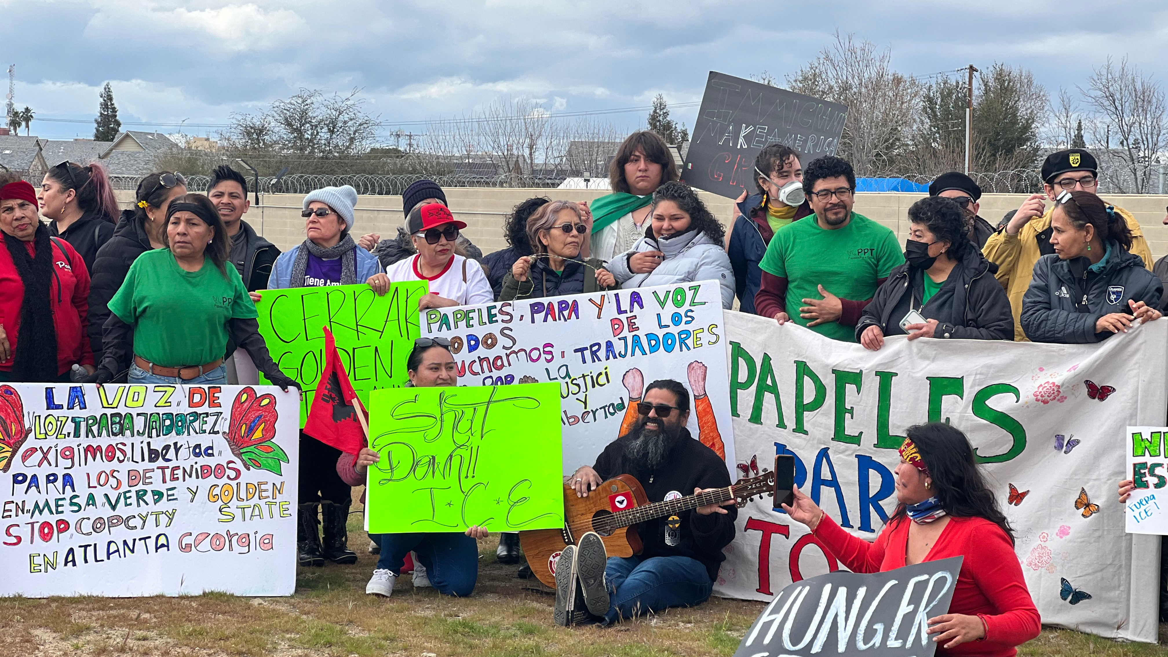 Detained immigrants relaunch labor strike at ICE detention centers in ...