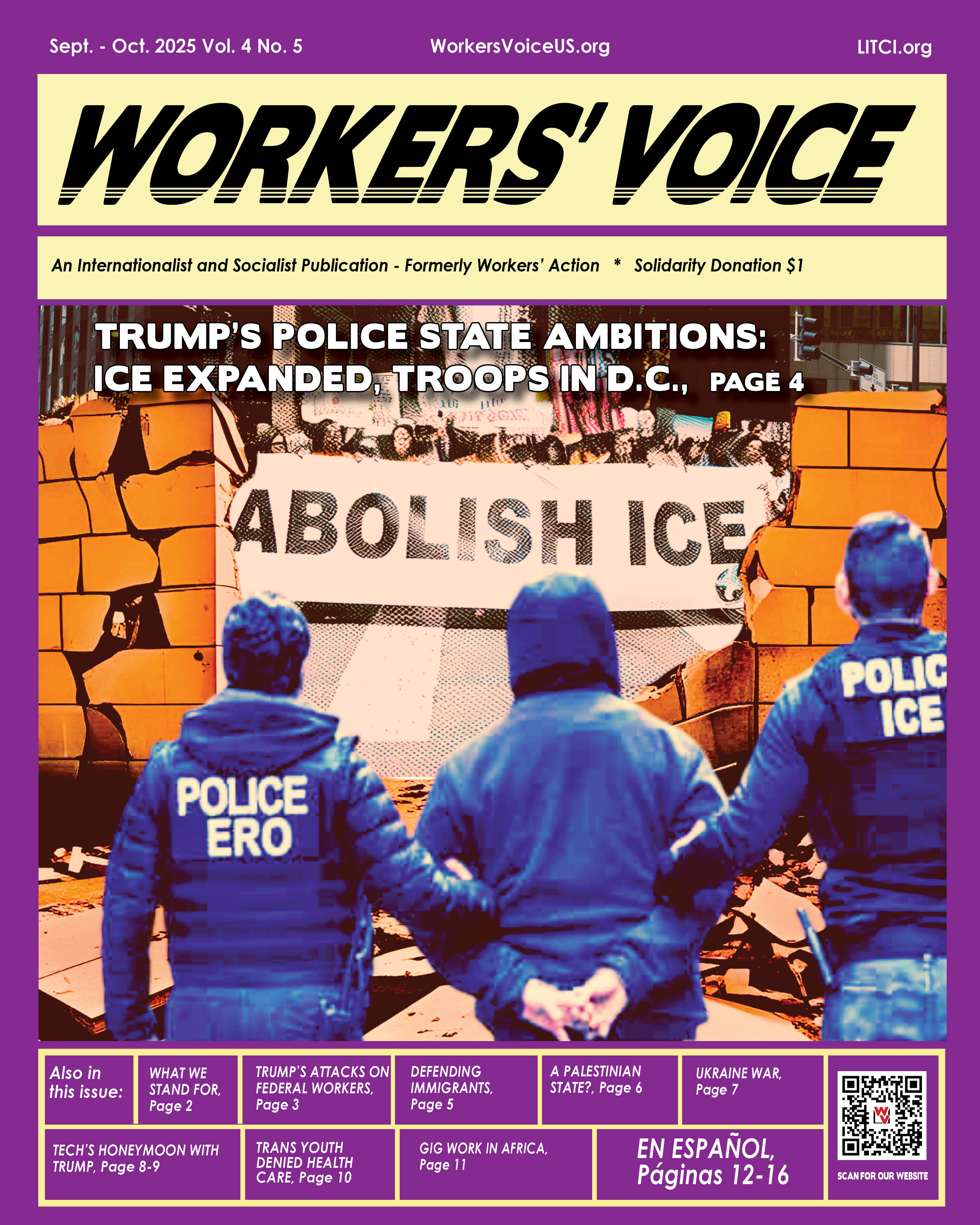Workers’ Voice Newspaper: September – October Edition