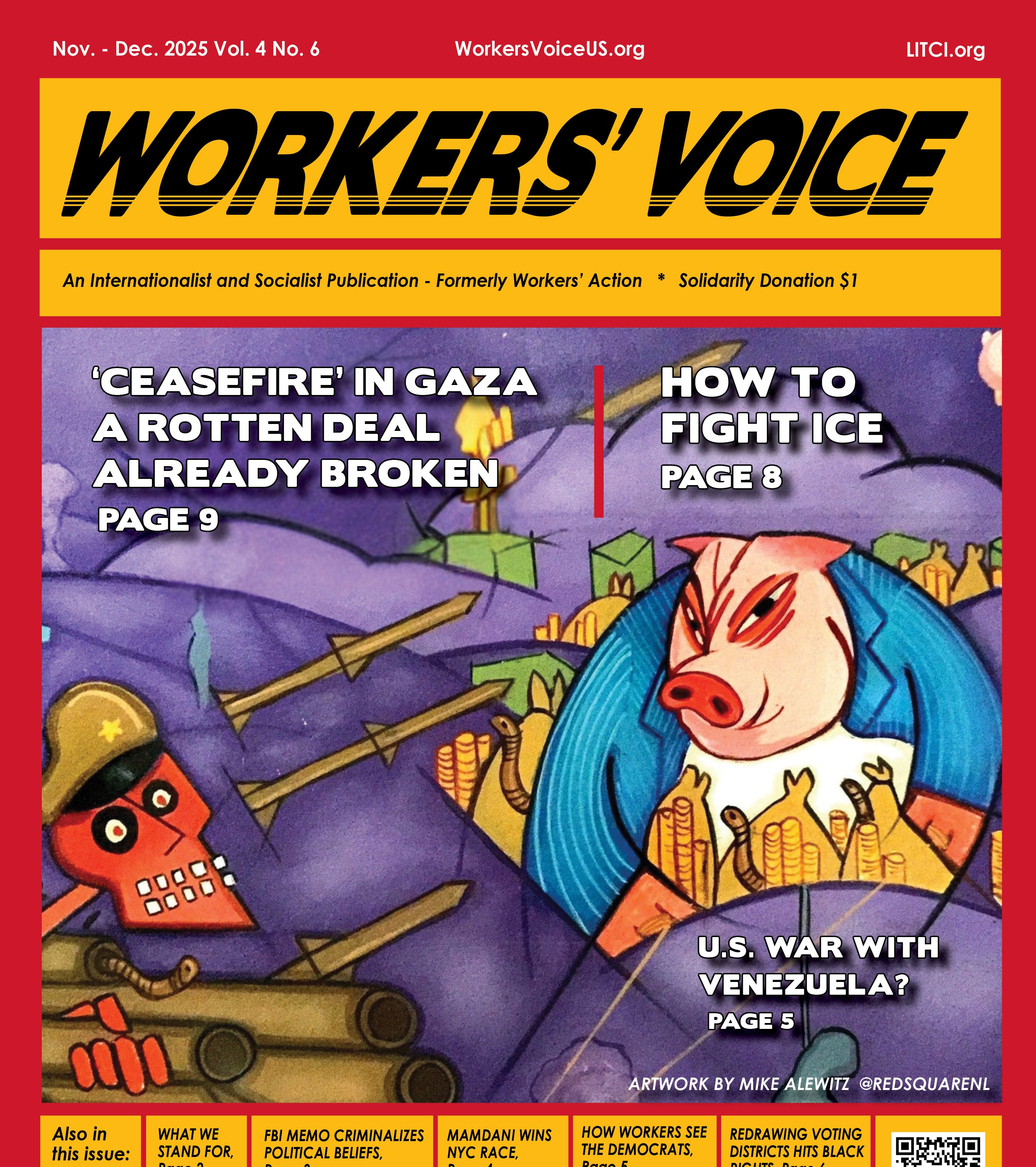 Workers’ Voice Newspaper: November – December Edition - Workers' Voice ...